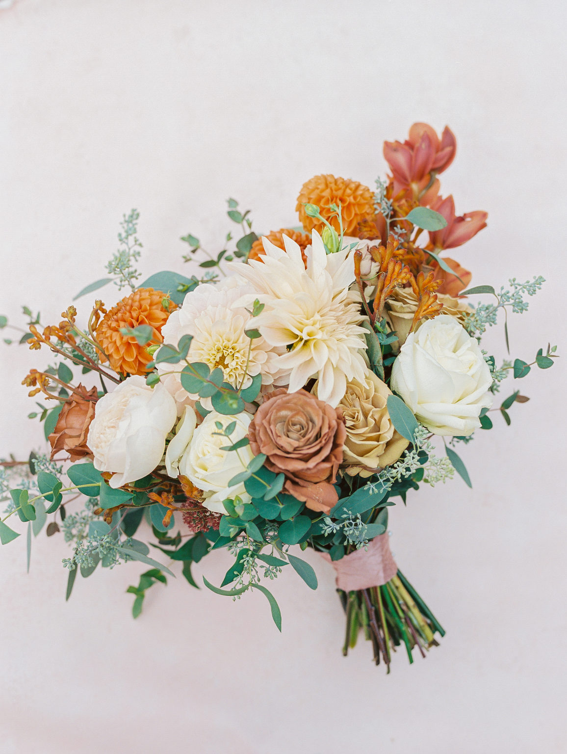 Fall Terrain Wedding Full of Autumnal Color - Katie Trauffer Photography