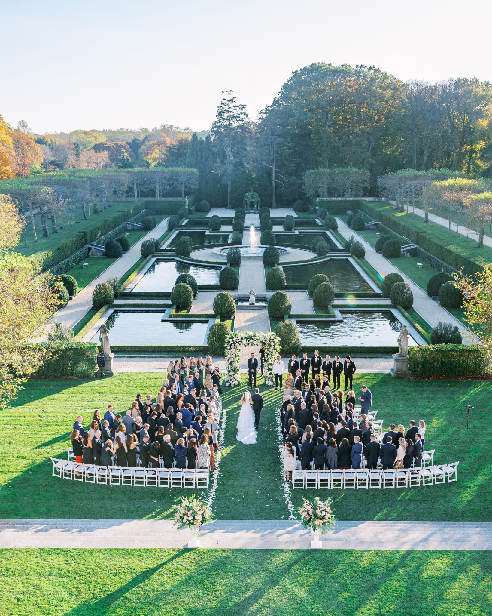 French Garden Oheka Castle Wedding - Katie Trauffer Photography