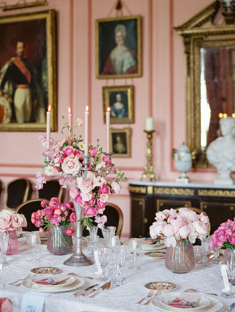French Chateau Wedding I Marie Antoinette Welcome Party - Katie ...