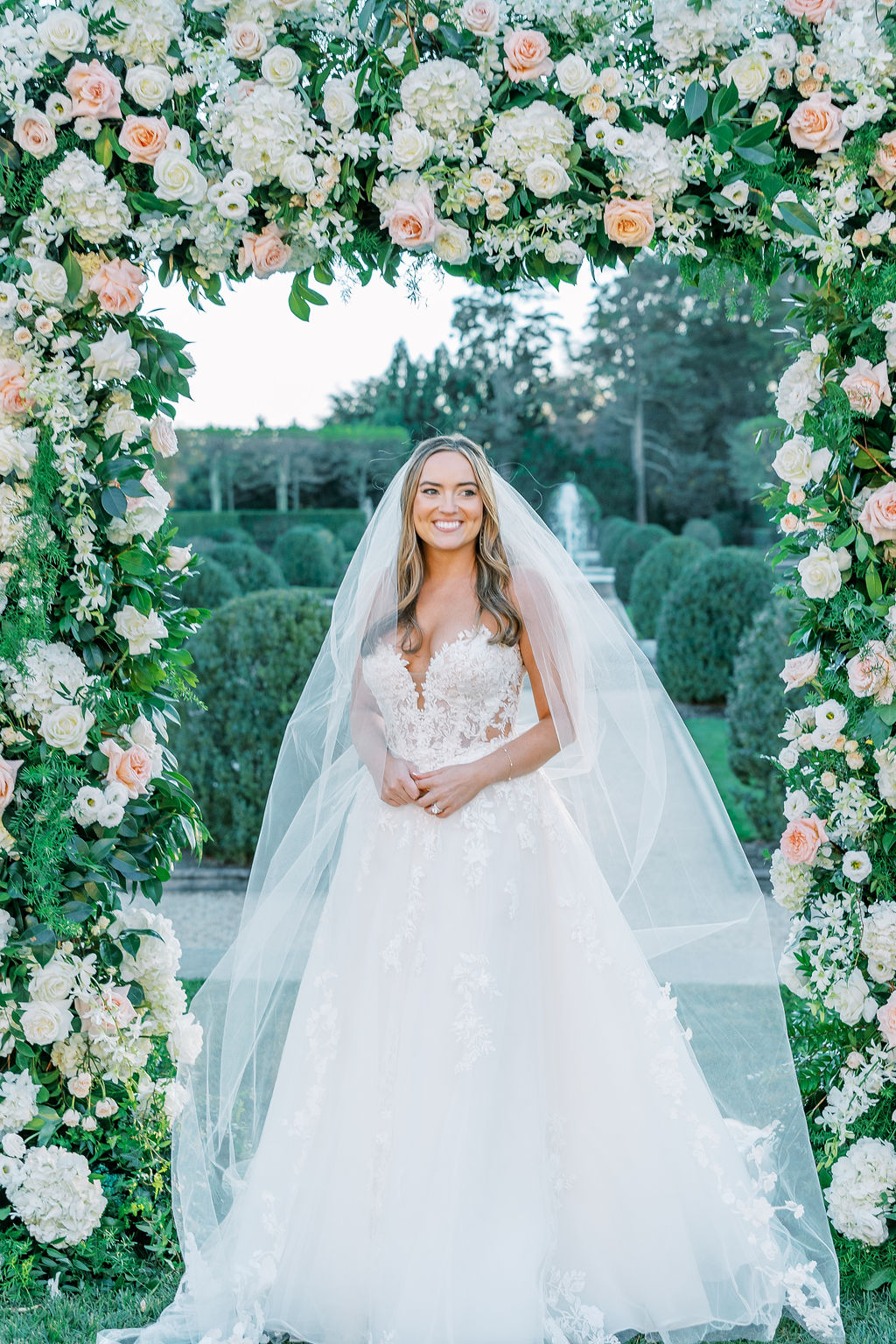 French Garden Wedding at Oheka Castle - Katie Trauffer Photography